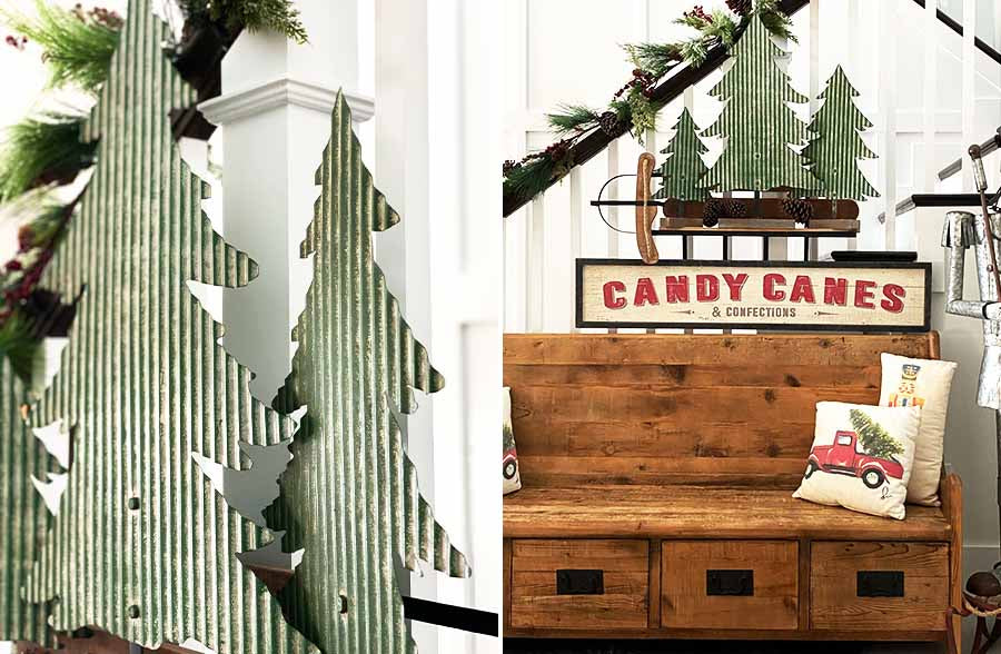 BowLift | Corrugated cardboard Christmas tree cutouts, set of 3