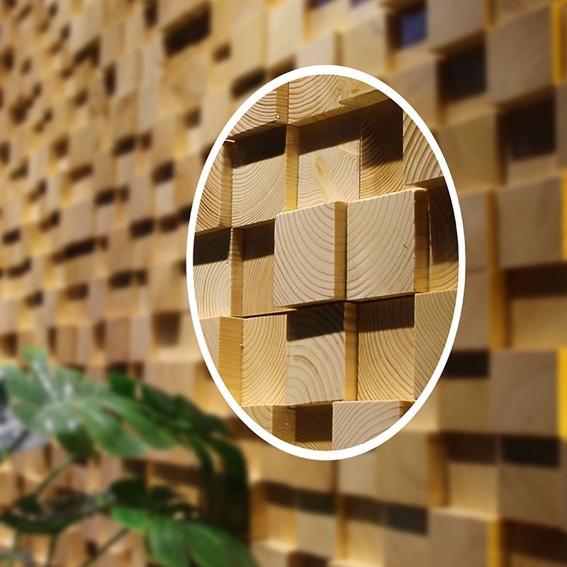 BowLift | Wood Mosaic Cladding Shiplap Glue Contemporary Interior Wall
