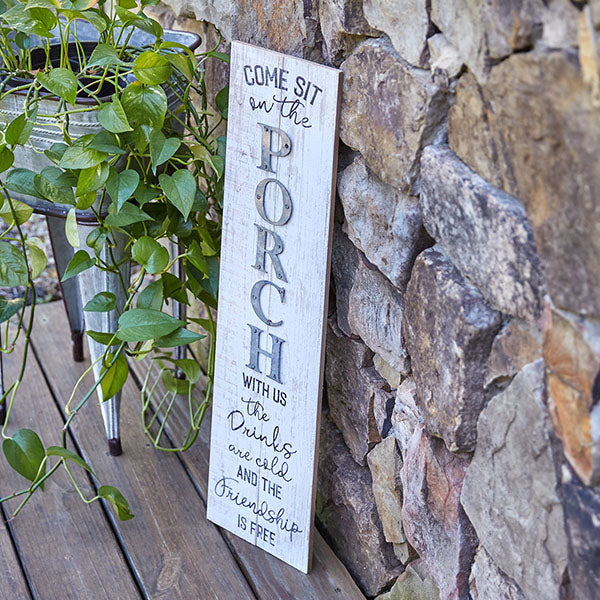 BowLift | Come Sit Veranda Sign