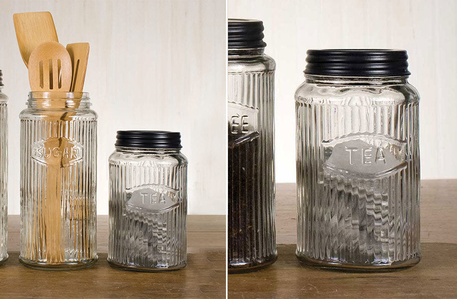 BowLift | Corrugated glass kitchen container, set of 3