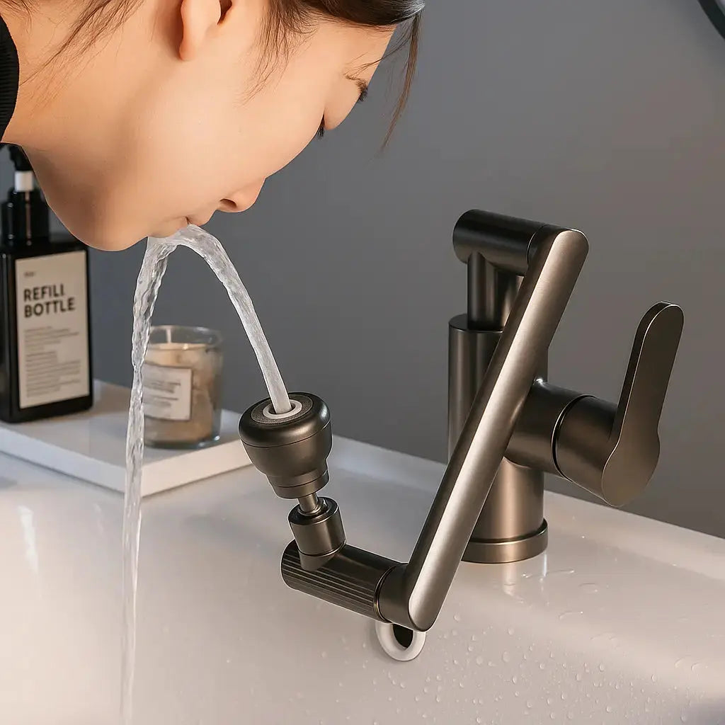 BowLift | Redatable 1080° Faucet – Robot Arm Design & 2 Spray Types