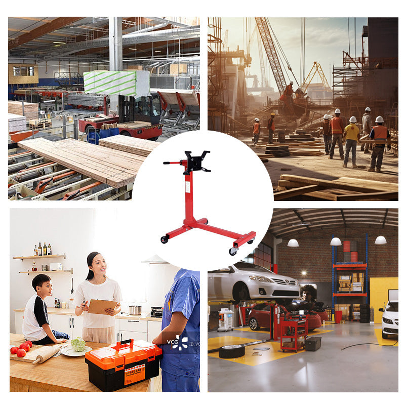 BowLift | Engine Flip Stand 1500LBS Engine Support Stand Foldable Engi