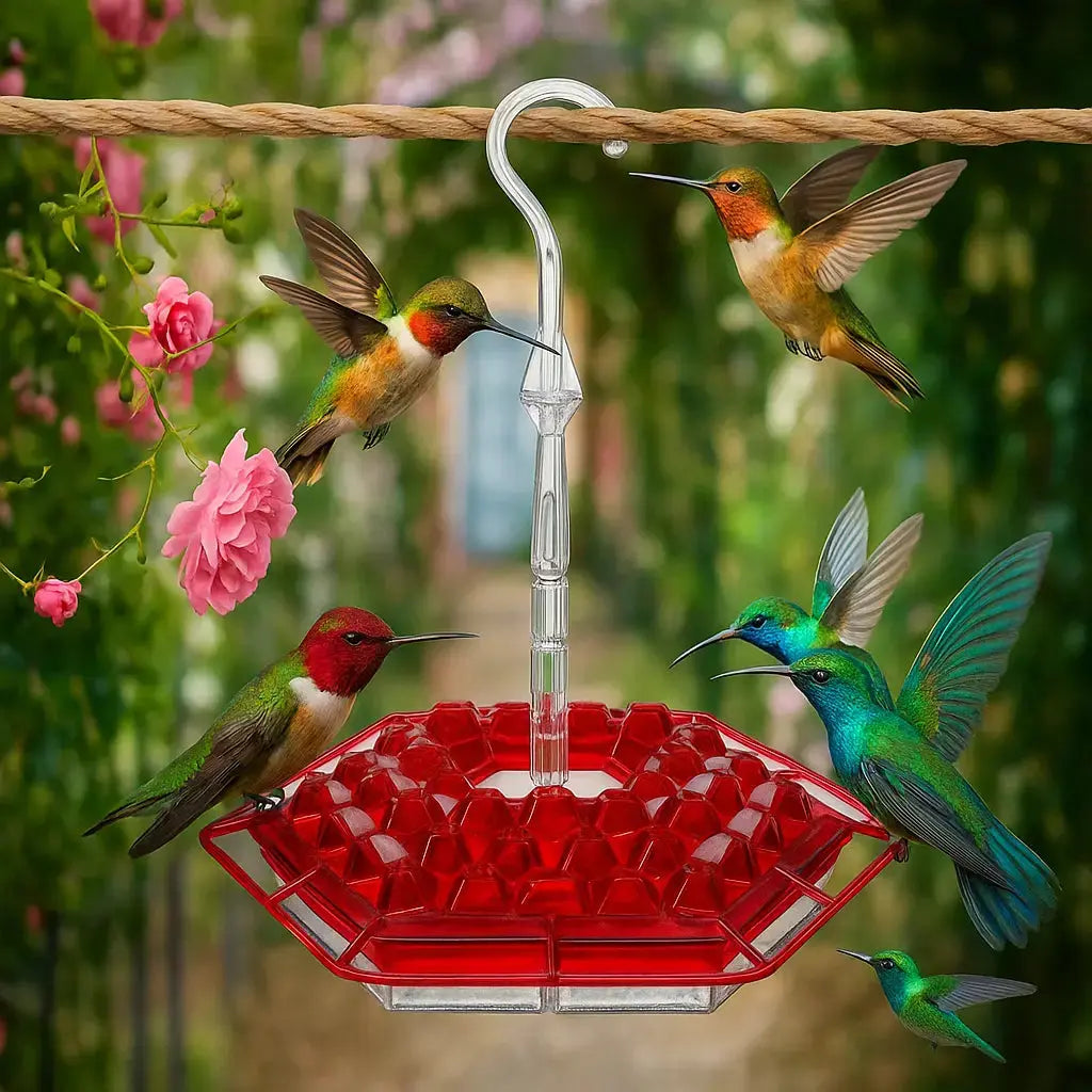 BowLift | Hanging Nectar Dispenser – Attracts Hummingbirds & Keeps Ins