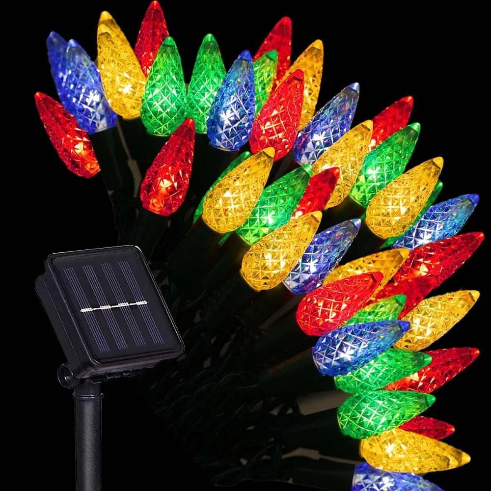 BowLift | SunBerry Solar-Strawberry-Light String | 8 Light Modes ...